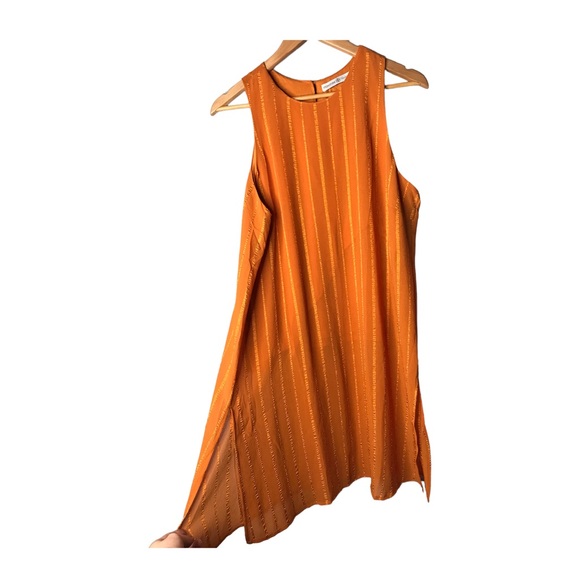 Signature | Tops | Signature Collection Orange Textured Stripe Side ...